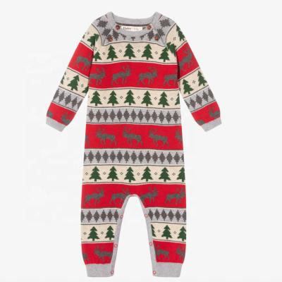 China Wholesale 100% Cotton Baby Sweater Romper with Button Full Sleeve Custom Size for sale