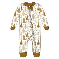 China Christmas Baby Romper Bodysuit 100% Cotton Custom Size Infant Clothes Set for sale