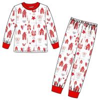 China Custom Christmas Baby Infant Romper Dress 100% Cotton Baby Girls Clothes Set for sale