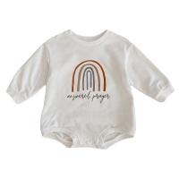 China Wholesale Baby Romper Rainbow Printing 100% Cotton Clothes Set 0-24M OEM Factory Newborn for sale