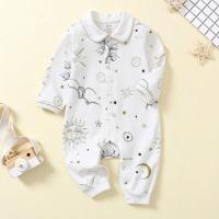 China Wholesale 100% Organic Cotton Baby Romper Onesie for Newborn Boys Girls Sizes 0-24M for sale