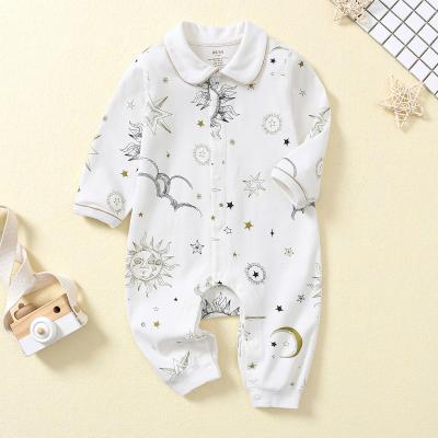 China Wholesale 100% Organic Cotton Baby Romper Onesie for Newborn Boys Girls Sizes 0-24M for sale