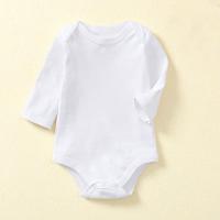 China Unisex Baby Onesie Bodysuit 100% Cotton Organic Jumpsuit Knitted Romper Sizes 0-24M for sale