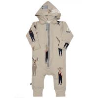 China Custom Baby Rompers 100% Cotton Bamboo Cotton Baby Clothes with Hood Toddler Pajamas 0-24M for sale
