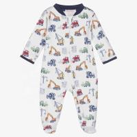 China 100% Organic Cotton Baby Bodysuit Rompers Long Sleeve Infant Jumpsuit Sizes 0-24M for sale