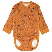 China Organic Cotton Baby Romper Long Sleeve Bodysuit for Boys Girls 0-24M for sale