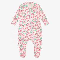 China Wholesale Long Sleeve Newborn Baby Romper 100% Cotton 0-24M Custom Color for sale