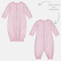 China Organic Cotton Baby Rompers Set Custom Color 0-24M Newborn Gift for sale