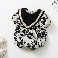 China Wholesale Organic Cotton Baby Romper Set 0-24M Custom Color Jumpsuit Bodysuit for sale