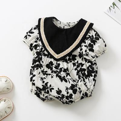 China Wholesale Organic Cotton Baby Romper Set 0-24M Custom Color Jumpsuit Bodysuit for sale