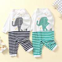 China OEM 100% Cotton Baby Romper Soft Infant Jumpsuit Bodysuit 0-24M Custom Color for sale