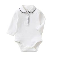 China 100% Cotton Baby Boy Bodysuit Jumpsuit 0-24M Good Elastic Climbing Clothes for sale