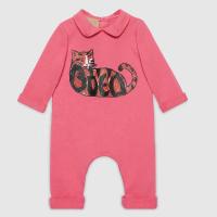 China Unisex CVC Cotton Baby Rompers Long Sleeve Solid Color Infant Clothing Size 0-24M for sale