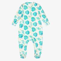 China Custom 100% Organic Cotton Baby Toddler Zipper Long Sleeve Rompers with QC Inspection MOQ 300pcs for sale