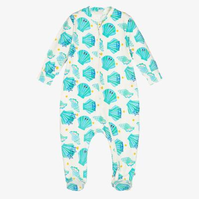 China Custom 100% Organic Cotton Baby Toddler Zipper Long Sleeve Rompers with QC Inspection MOQ 300pcs for sale