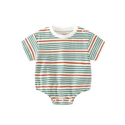 China Wholesale Custom Unisex Baby Bodysuit 100% Organic Cotton 0-36M Newborn Romper for sale