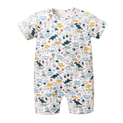 China Custom 100% Cotton Baby Romper Bodysuit Summer 0-36M Sizes for sale