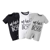 China 100% Cotton Baby Romper Set Breathable Skin-friendly Summer Clothing 0-36M for sale