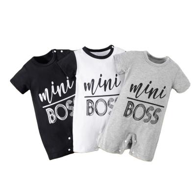 China 100% Cotton Baby Romper Set Breathable Skin-friendly Summer Clothing 0-36M for sale
