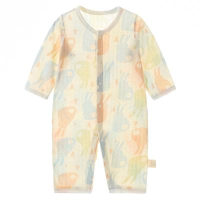 China Wholesale Baby Romper 100% Cotton Short Sleeve Custom Unisex Bodysuits Sizes 0-36M for sale