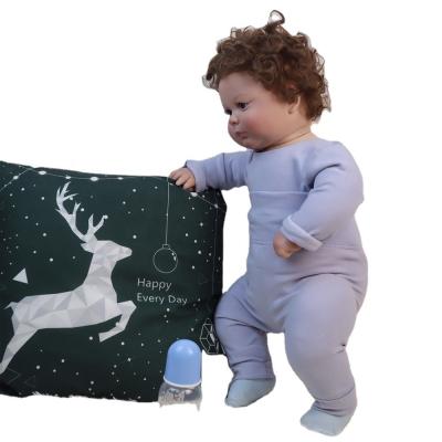China Baby Boys Girls 2 Piece Cotton Clothing Set Printed Top and Pants Sizes 0-24M for sale