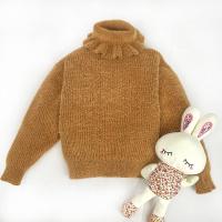 China Baby Turtleneck Sweater Knitted Pullover for Boys Girls 1-5 Years Custom Color for sale