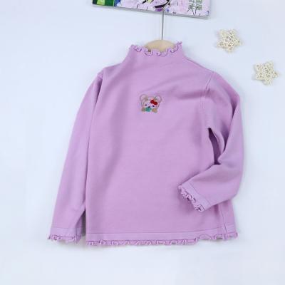 China Girls Knitted Pullover Baby Children Sweater Size 90-150 Custom Yarn Soft Breathable for sale