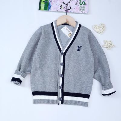 China Wholesale Baby Sweater Cardigan Long Sleeve Knitted Jersey Toddler Kids Size 90-150 for sale