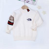 China Custom Soft Kids Knitted Sweater Winter Warm Baby Pullover Unisex Toddler Size 90-150 for sale