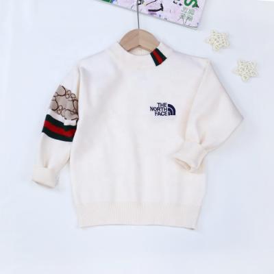 China Custom Soft Kids Knitted Sweater Winter Warm Baby Pullover Unisex Toddler Size 90-150 for sale