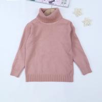 China Baby Girls Knitted Pullover Sweater Oversized Autumn Winter Size 100-150 Custom Colors for sale