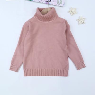 China Baby Girls Knitted Pullover Sweater Oversized Autumn Winter Size 100-150 Custom Colors for sale
