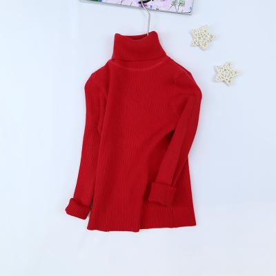 China Baby Girls Knitted Sweater Jumper Slim Fit Autumn Winter Kids Pullover Size 100-150 for sale