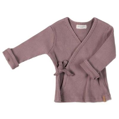 China 100% Organic Cotton Baby Rib Knit Sweater Shawl Neck Toddler 0-4 Years for sale