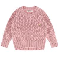China Kids Crew Neck Long Sleeve Knitted Pullover Sweater for Girls Boys Size 4-7 Years Custom Color for sale