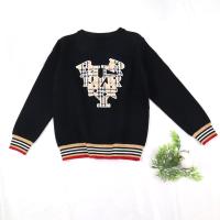 China Children Knitted Sweater Long Sleeve Patch Design Winter Cotton Jersey Pullover 4-7 Years for sale