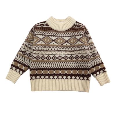 China Custom Kids Knit Winter Thick Warm Cotton Sweater for Toddler Boys Ages 1-5 Years for sale