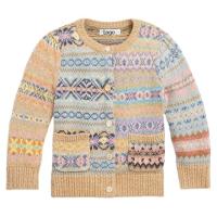 China Organic Cotton Baby Cardigan Sweater Chunky Knit Button 0-36M Custom Size for sale