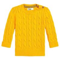 China Kids Cotton Cable Knit Pullover Sweater 1-6 Years Custom Color Winter Clothing for sale