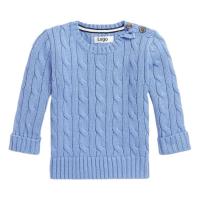 China Custom Color Cable Knit Baby Boy Pullover Sweater 4-7 Years Kids Long Sleeve Winter Clothing for sale
