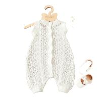 China 100% Cotton Newborn Baby Romper Onesie Bodysuit Summer Unisex 0-36M Custom Colors for sale