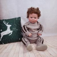 China Custom Baby Knitted Sweater Set 100 Cotton 1-6 Years Winter Pullover for sale