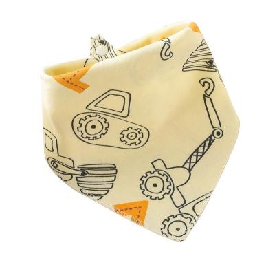 China Wholesale Custom 100% Cotton Baby Bandana Drool Bibs 42x30cm 360 Degree Rotate Organic Infant Feeding Bib for sale
