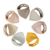 China Custom 100% Cotton Baby Bandana Drool Bibs 42x30cm Wholesale Feeding Bibs for sale