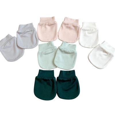China Bamboo Baby Anti Scratching Gloves Newborn Protection Mittens Custom Size 3 Days Sample for sale