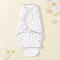 China Newborn Cotton Muslin Sleeping Bag Baby Wrap Blanket 0-24 Months Print for sale