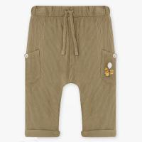 China Toddler Boy Corduroy Harem Pants 100% Cotton Casual Solid Color Baby Long Pants Custom Size for sale