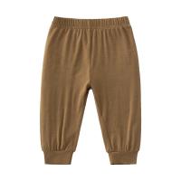 China Bamboo Spandex Baby Leggings Pants Sizes 63-100 Custom Colors Soft Stretch Infant Wear for sale