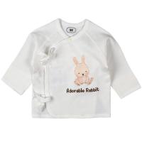 China Custom OEM ODM 100% Cotton Baby Boys Girls Drawstring Toddler Kids Clothing Top 0-12M for sale