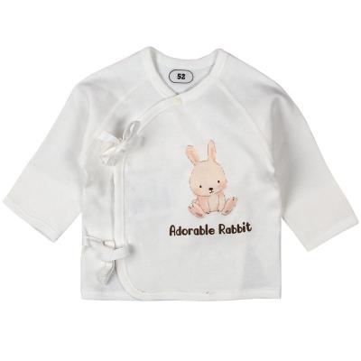China Custom OEM ODM 100% Cotton Baby Boys Girls Drawstring Toddler Kids Clothing Top 0-12M for sale